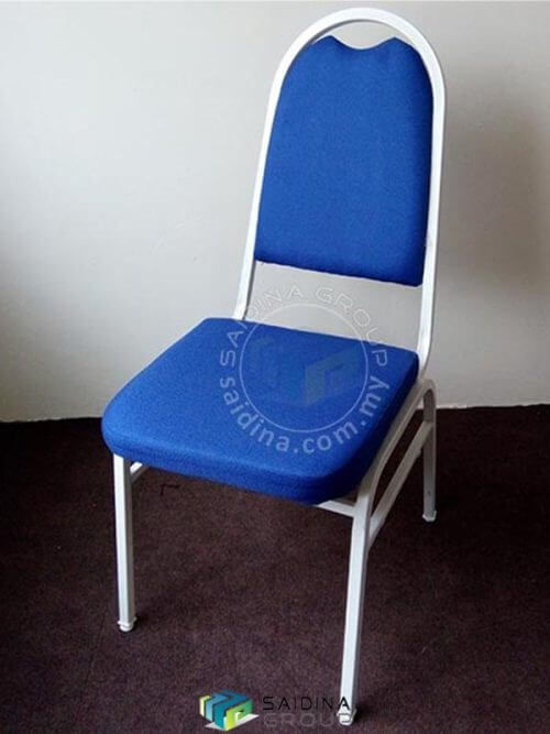 Kerusi Banquet Kubah Epoksi Putih (Epoxy White) | Dome Back Banquet ...