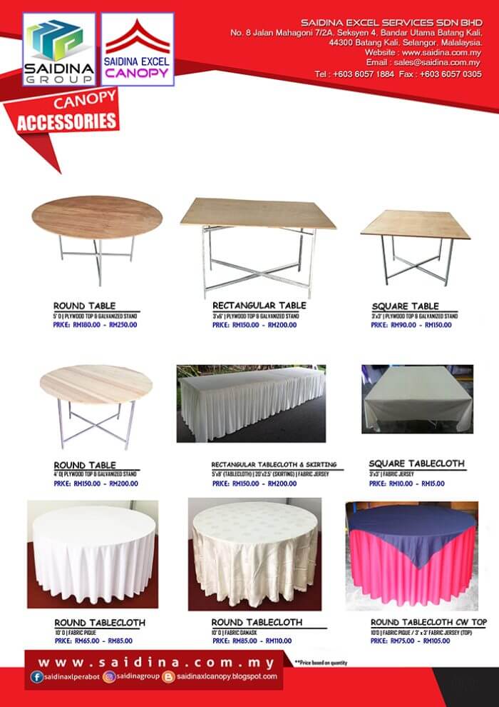 Sarung Kerusi Plastik (Model 3V – LA701) | 3V Plastic Chair Cover ...